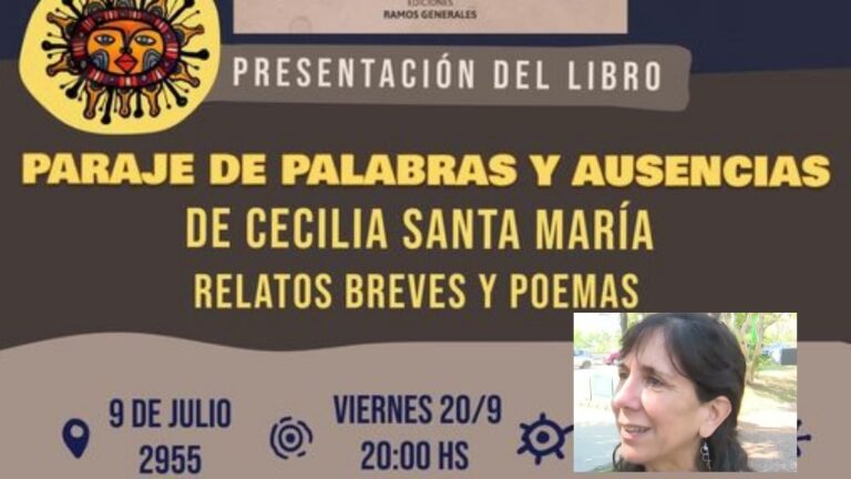 Presentan el libro: "Paraje de palabras y ausencias" en el Solar de las ...